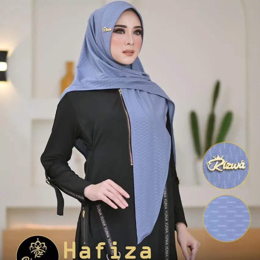 Hijab Instan Pashmina Hafiza Softped Antem Jersey Cubit Original Rizwa ...