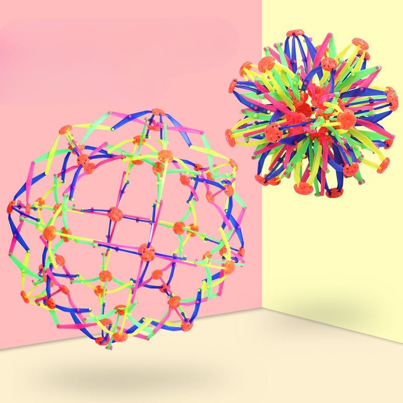 Children's Magic Stretch Ball Outdoor Flower Ball Throwing and - TikTok ...