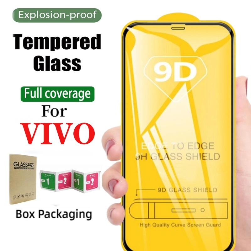 9D Full Tempered Glass Vivo Y03 Y11 Y20i Y17S Y11 Y1S Y12A Y02S ...