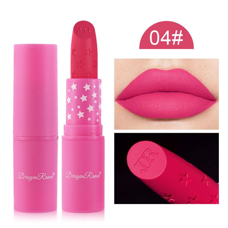 Nude Pink Lipstick Stick Waterproof Sexy Rose Red Velvet Matte - TikTok ...