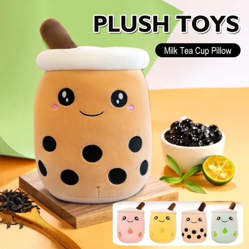 Milktea Pearl Stuff Toy 25cm Tea Fruit Shake Plush Doll Soft - TikTok ...