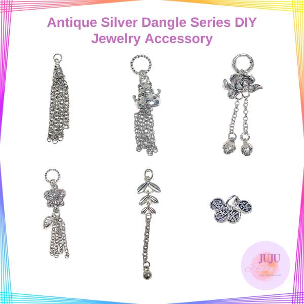 Antique Silver Dangle Series DIY Jewelry Accessory Dangle Charm ...