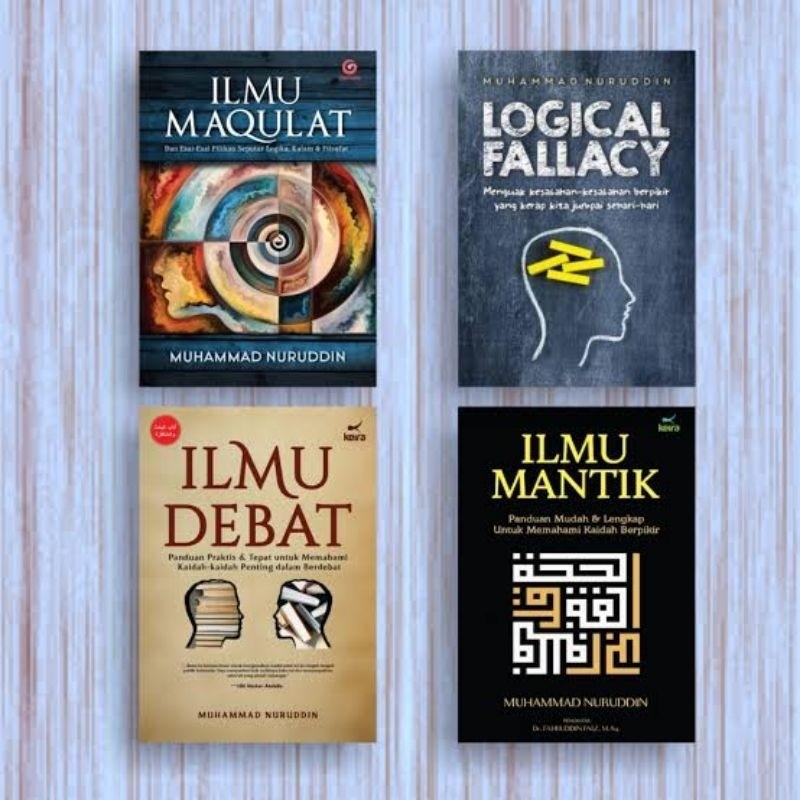 PAKET 4 BUKU MUHAMMAD NURUDDIN ILMU MANTIK ILMU DEBAT LOGICAL FALLACY ...