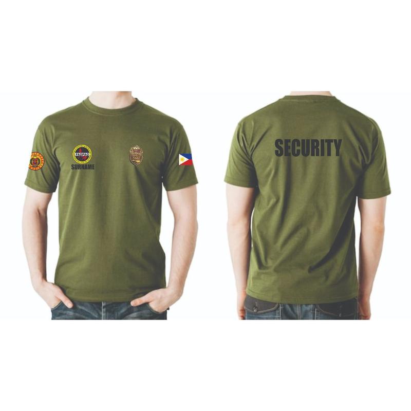 【Free customization】 SECURITY TSHIRT WITH SURNAME Menswear Top - TikTok Shop Philippines