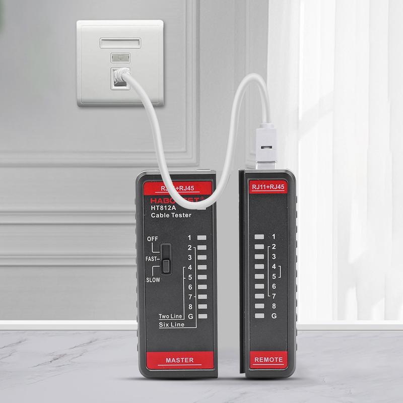 Penguji kabel rangkaian RJ45 RJ11, pengesan wayar rangkaian, - TikTok ...
