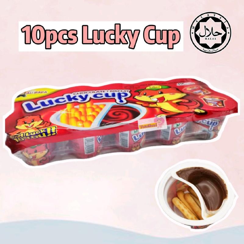 【Makanan Ringan】 Ali Lucky Cup (biskut stick+chocolate) 10pcs - TikTok ...