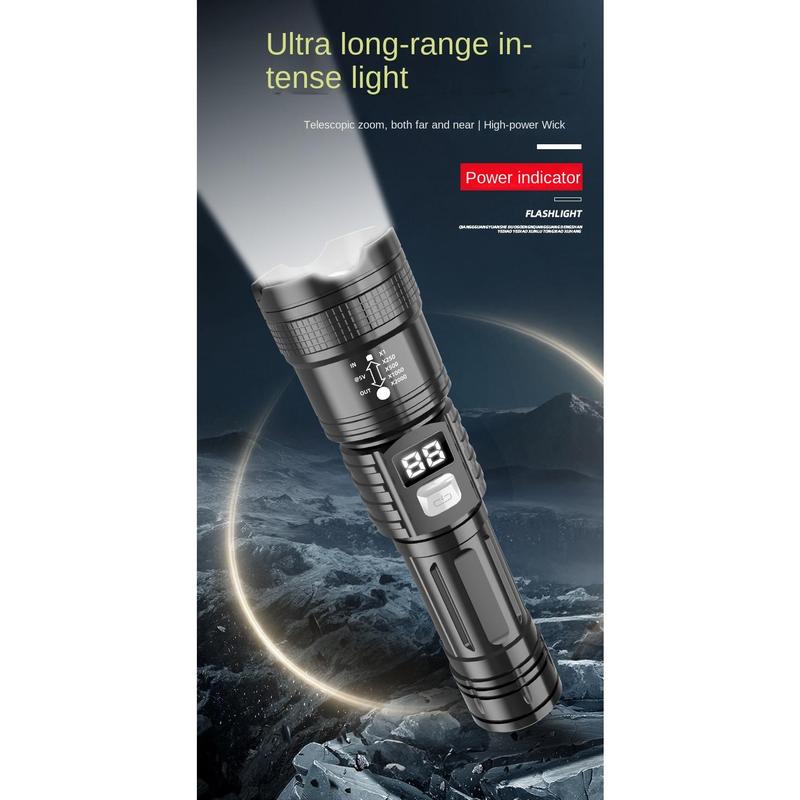 New smart digital display white laser flashlight strong ligh - TikTok ...