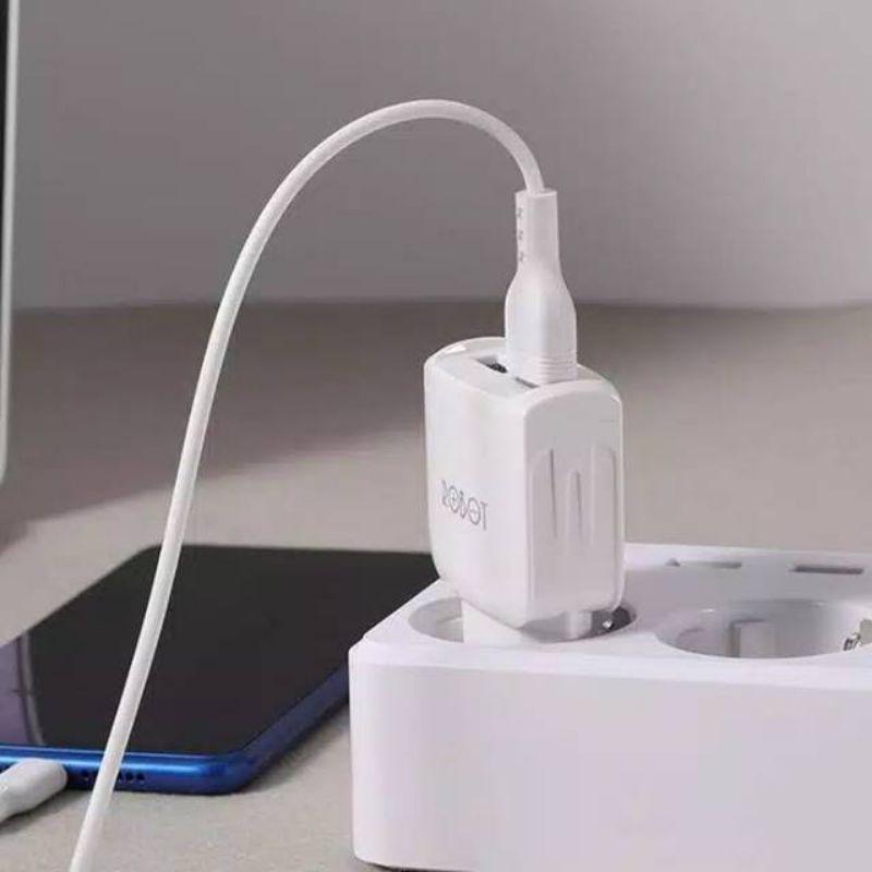 Robot RTK6 RT-K6 Adapter Kepala Charger 2 Output 2.4A Fast Charge Dual ...