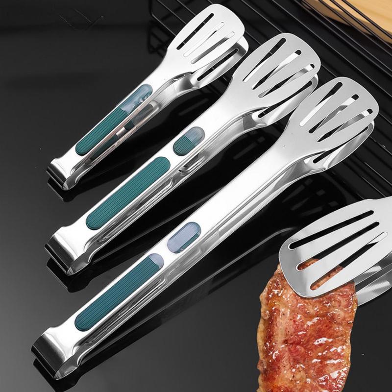 Practical Stainless Steel Non-slip Barbecue Clamp Easy Cleaning Heat ...