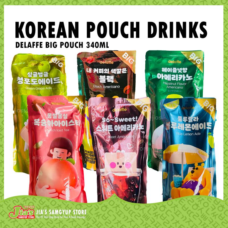 DELAFFE Korean Pouch Drink - 230ml, 340ml Beverage Coffee - TikTok Shop Philippines