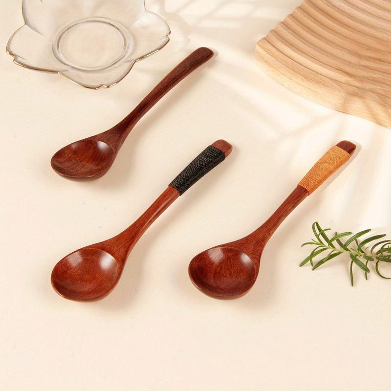 Sudu Kayu, Gaya Jepun, Pemegang Melengkung, dengan Wayar Ikat, - TikTok ...