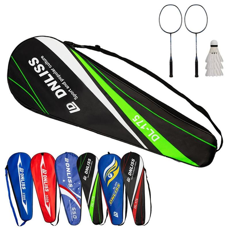 Beg raket Badminton tebal, kantung pelindung, Mudah Alih, Oxford ...