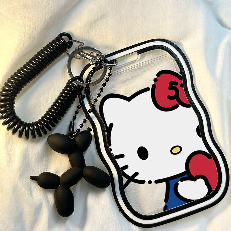 Pemegang Kad, Reka Bentuk Hello Kitty, Rantai Kunci, untuk Kad - TikTok ...