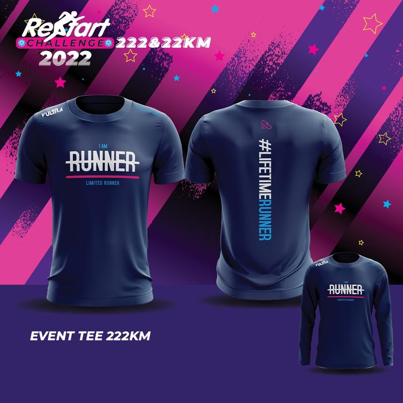 Baju Acara Larian, I AM RUNNER, Warna Biru Tua, Rekaan Pinga - TikTok ...