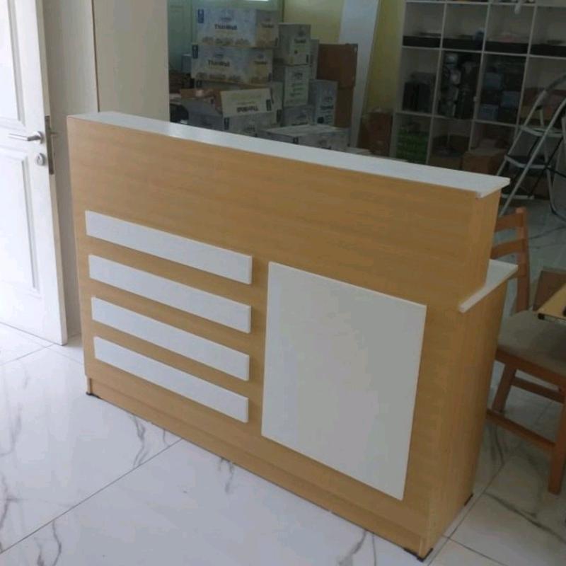 MEJA KASIR /meja laundry / MEJA RESEPSIONIS / MEJA KERJA / MEJA - Shop ...