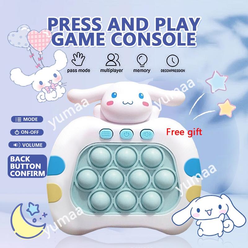 free gift Sanrio Electric educational Quick push 30 game levels ...