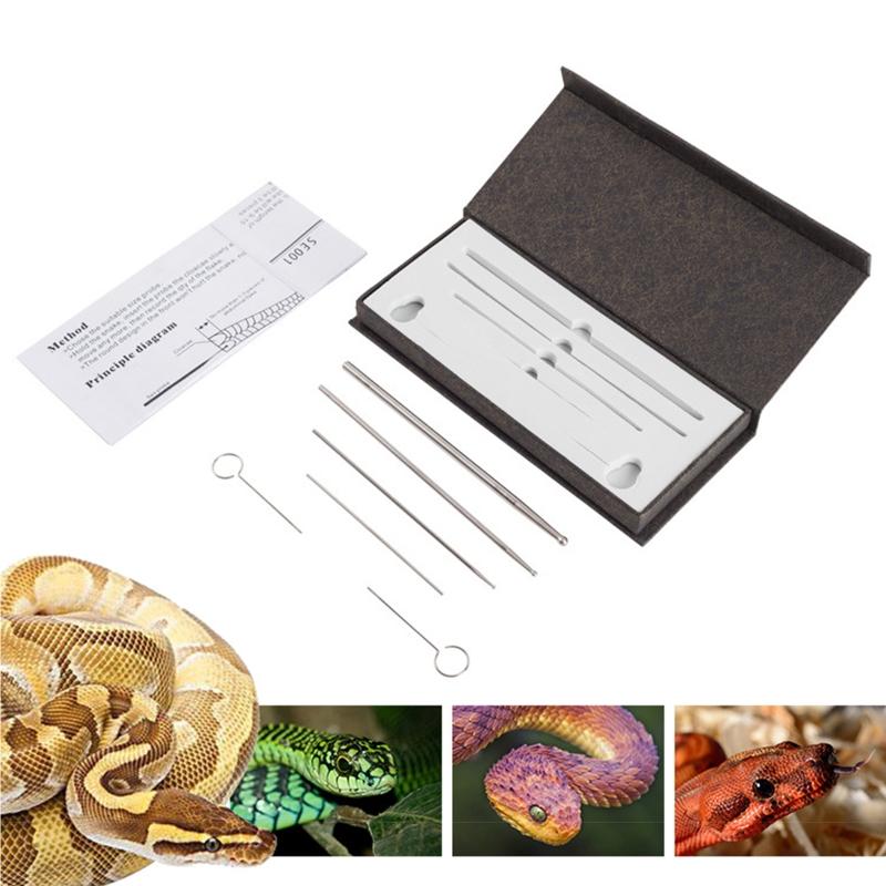 HNJK Snake Sex Probe Kit 6 Pieces Professional Snake Gender Probes ...