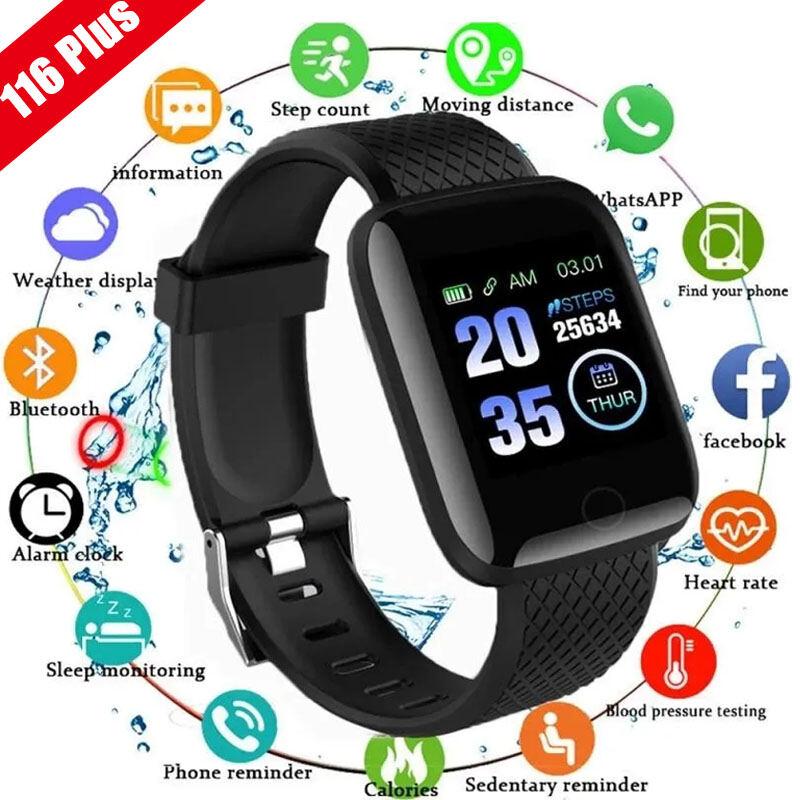 Jam Tangan Pintar, Serasi dengan Xiaomi, Bluetooth, Untuk Lelaki ...