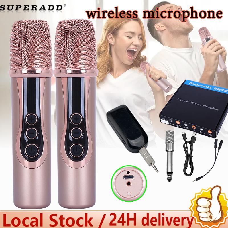 Wireless Microphone 2.4G Handheld 2 Rechargeable Mike Dynami - TikTok ...