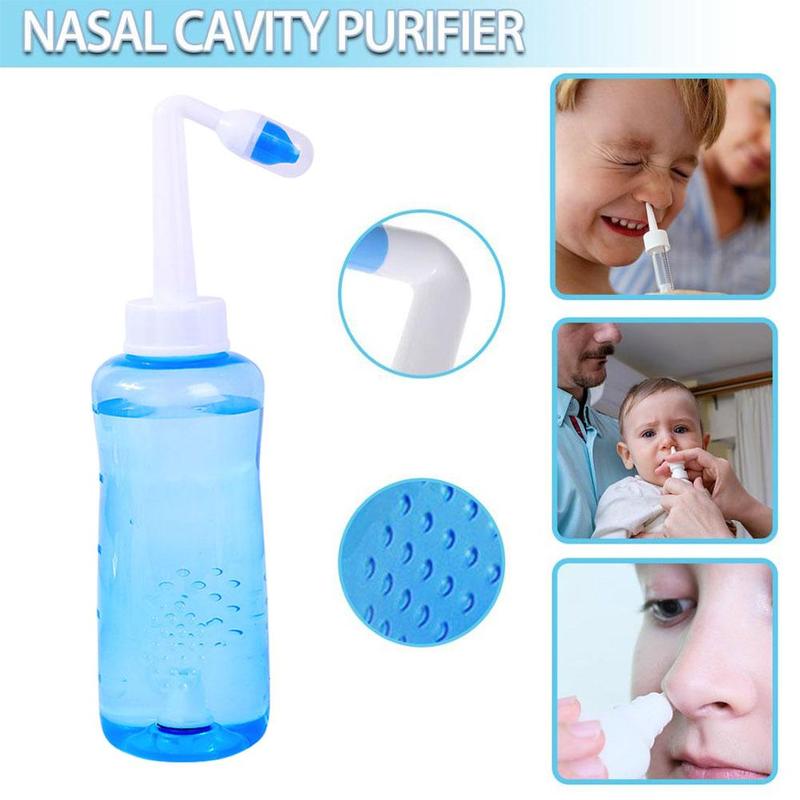 300/500ML Nose Wash System Sinus & Allergies Relief Pressure Nose Tool ...