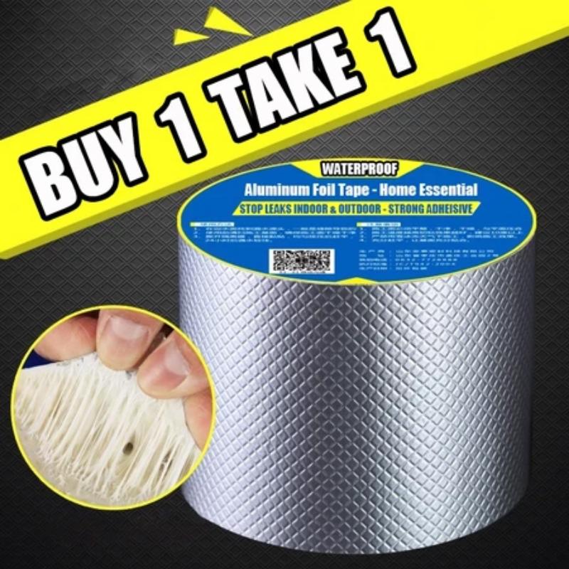 [Buy 1 take 1] Aluminum Foil Tape Super Fix Repair Wall Crac - TikTok ...