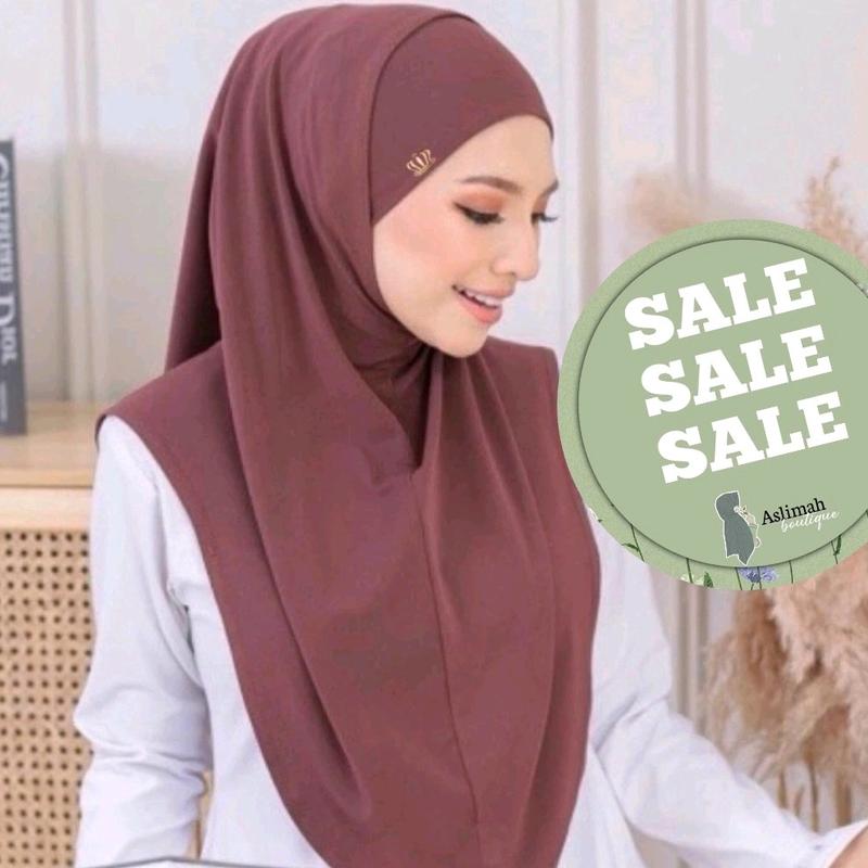 LAYLA HIJAB WITH INNER METAL CROWN TAG/ 2 IN 1 HIJAB ALFARO INSPIRED ...