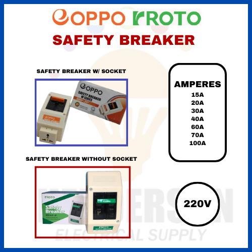 Safety Breaker (rROTO) with and w/o socket - TikTok Shop Philippines
