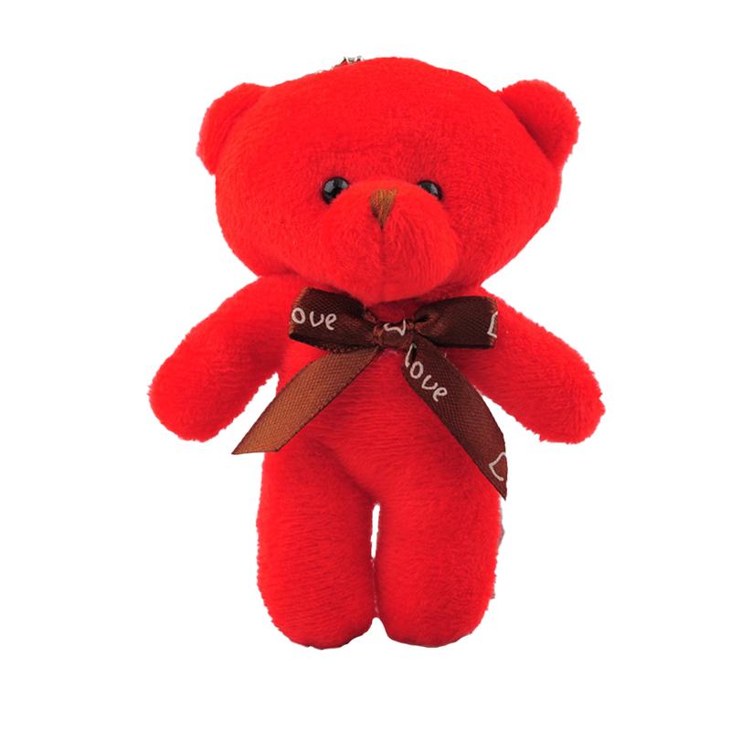 Bear Pendant Supple PP Cotton Material Lovely Key Ring Adorable Kids ...