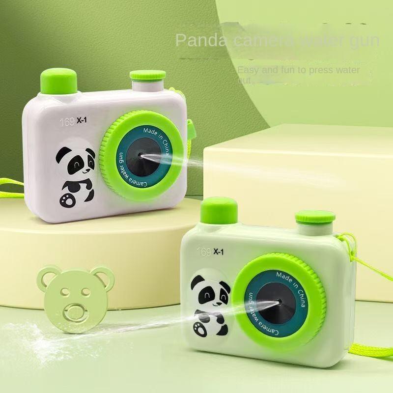 Panda Cartoon Children's Water game Camera Summer Outdoor Water Spray ...