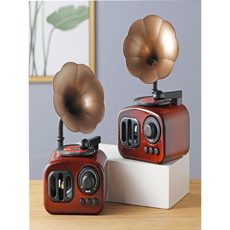 Retro Phonograph Shape Music Box Classical Art Decor Music Box - TikTok ...