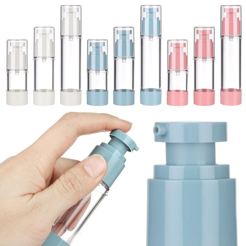 15/30/50ml Portable Squeeze Pump Makeup Tool Refillable Bottle - TikTok ...