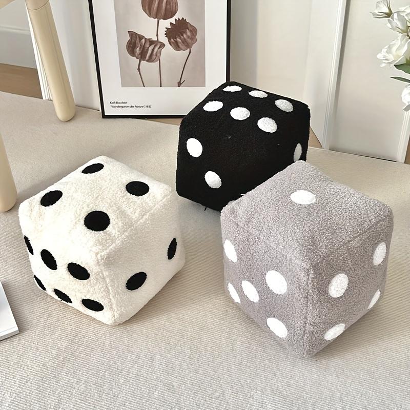 1PC Dice Shaped Decorative Pillow - Unique Sofa and Window Sill ...