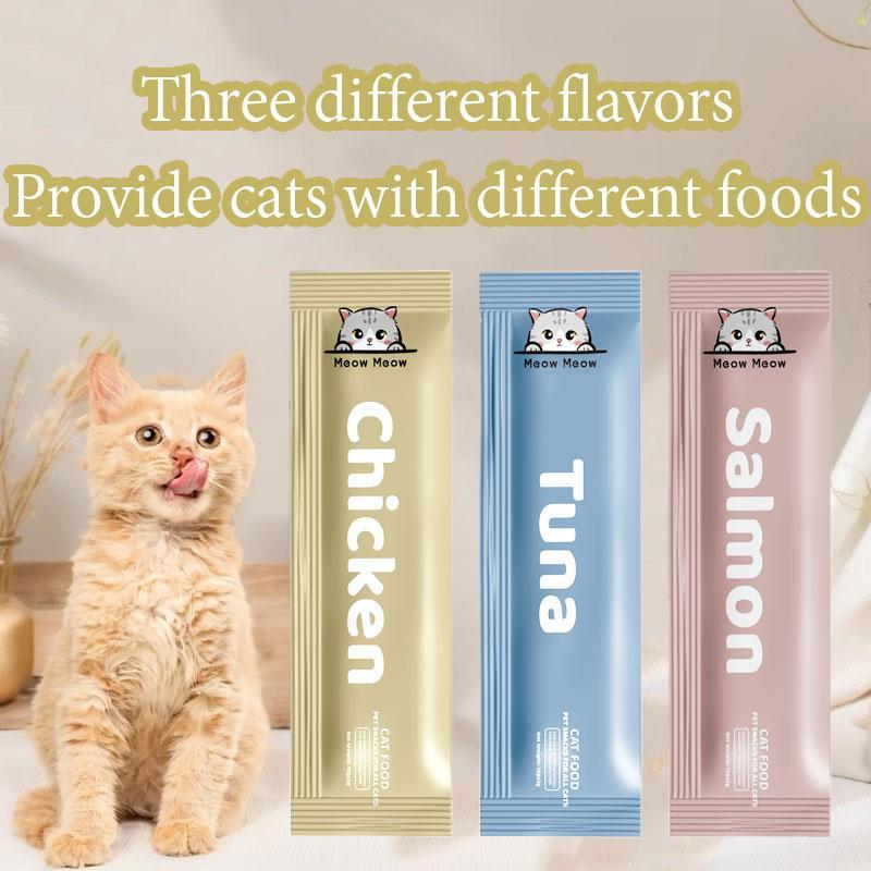 Meow Meow Pet Snacks Cat Kitten Snacks Cat Treats Fresh Wet Food ...