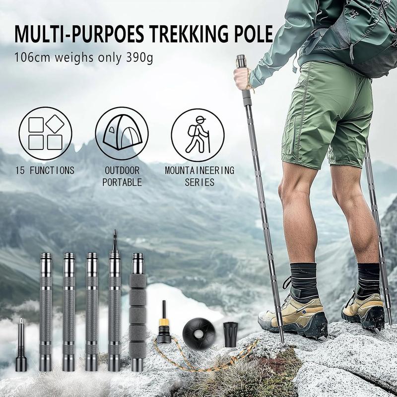 outdoor supply Hiking Ultralight Collapsible Pole Detachable - TikTok Shop