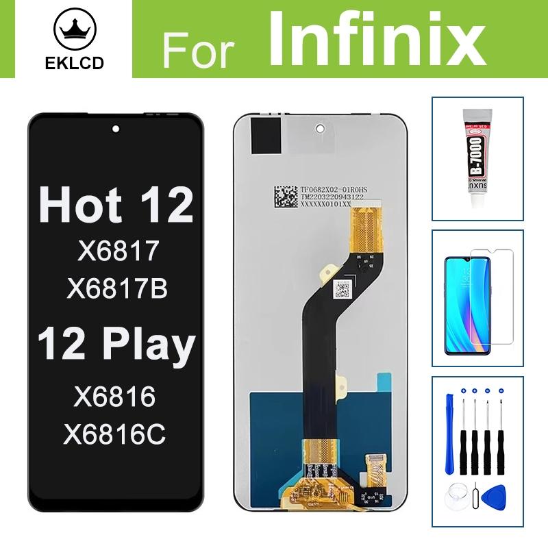 LCD, 6.82 ", Untuk Infinix Hot 12, Hot12 Play, X6816, X6817, - TikTok ...