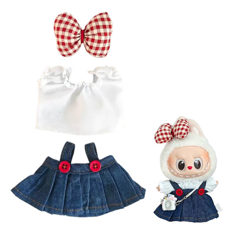 Elegant Outfit Set for 17cm Labu-bu(No Doll),Stylish Chic High-end 3 ...