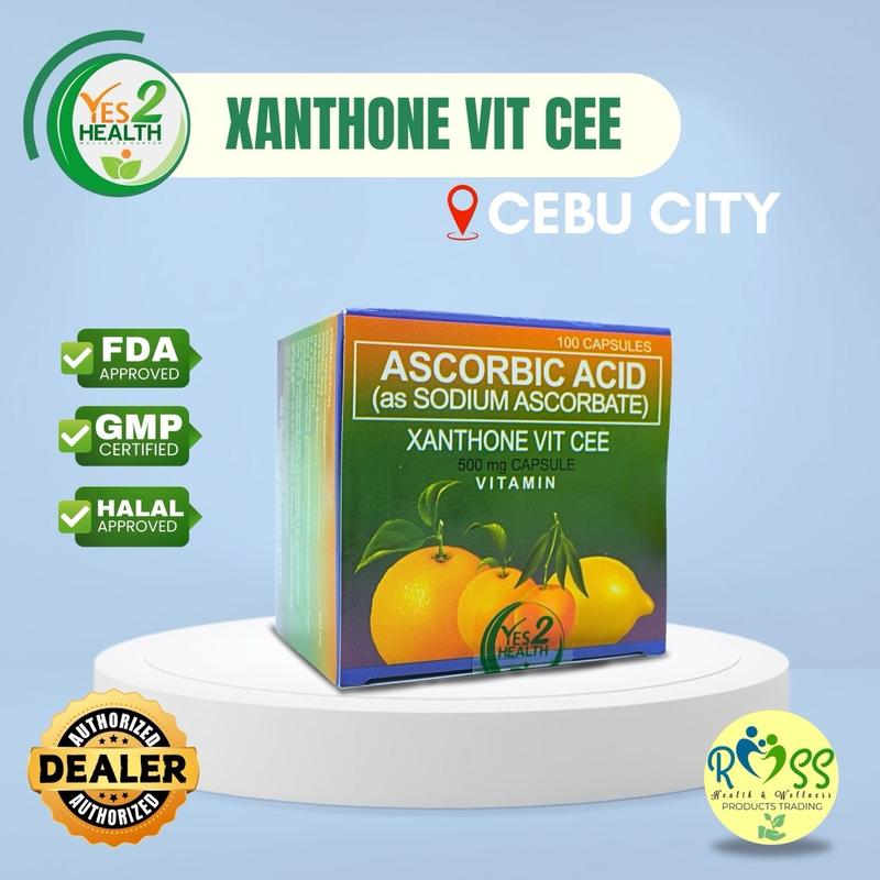 XANTHONE VITAMIN CEE Sodium Ascorbate (1 Box; 100 Capsules) CEBU ...