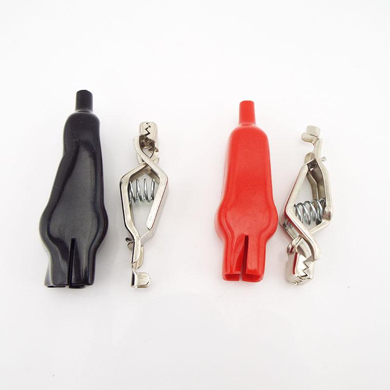 Crocodile Alligator Clips Battery Clips Electrical DIY Test Leads ...