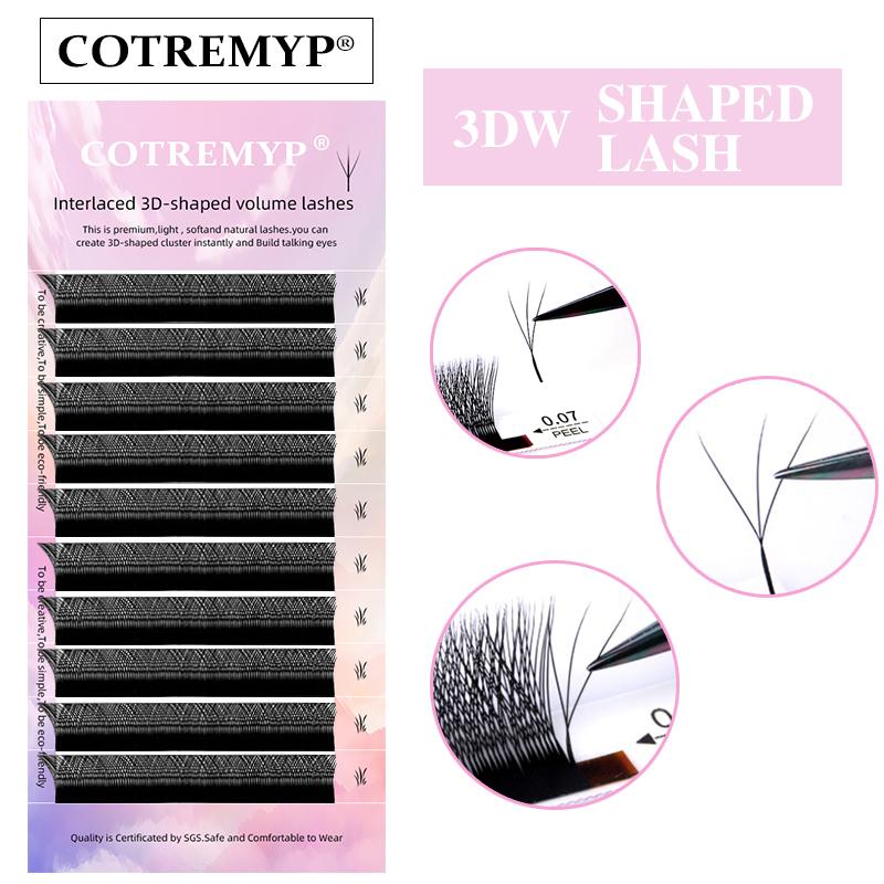 COTREMYP 3D Volume Eyelash Lashes Extensions Not Scattering Curly - TikTok Shop Philippines