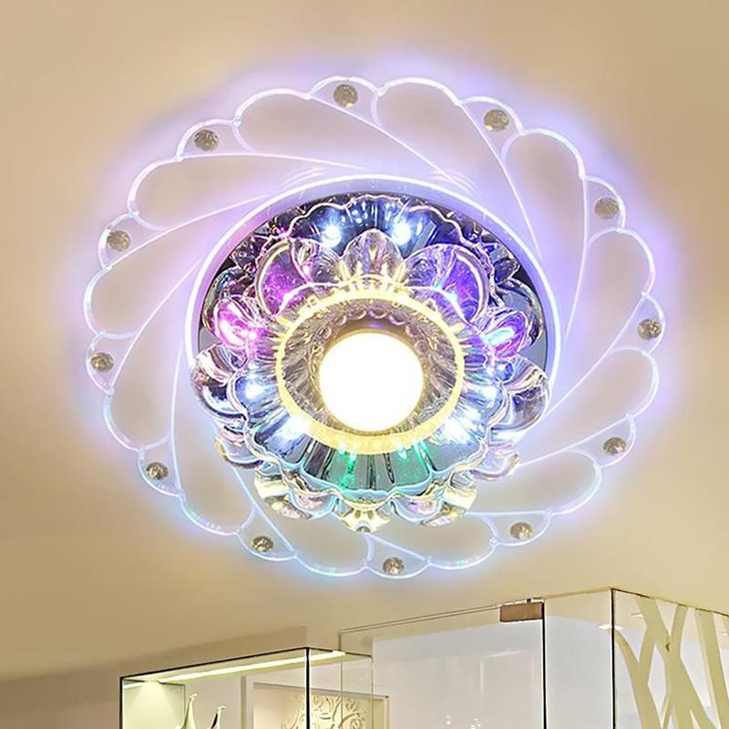 Lampu Siling Kristal, Gaya Merak, Lampu Saluran LED 3W - TikTok Shop ...