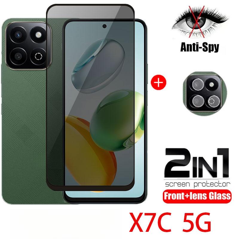Kính Cường Lực Bảo Mật, Thiết Kế 2in1, Dành Cho Honor X7C 4G - TikTok ...