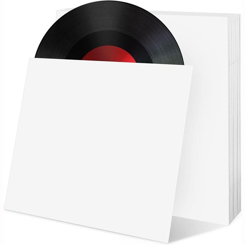 New 12 Inch Vinyl Records Sleeve Square Resealable LP Vinyl Record ...