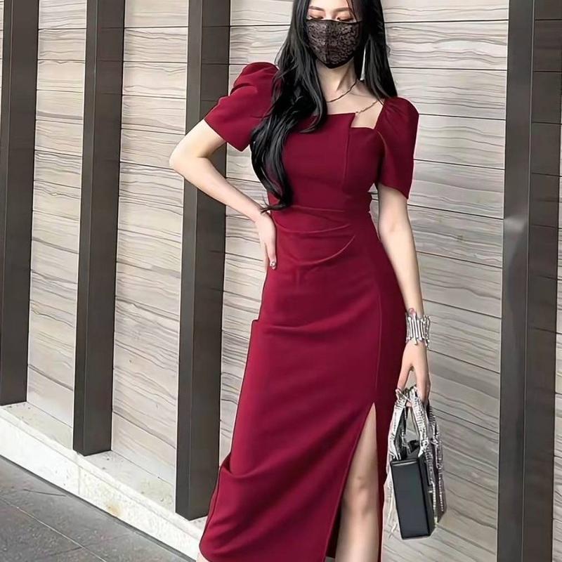 Gaun Musim Panas, Fesyen Baru, Rekaan Rantai Elegan, Gaya Labuh ...