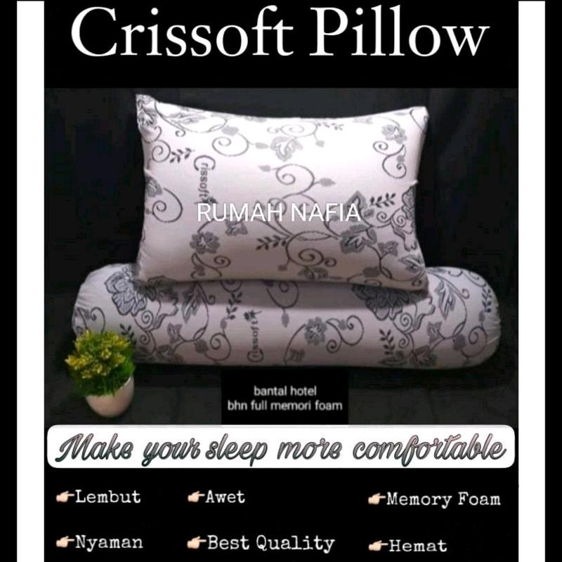 paket bundling 2 bantal atau 2 guling Crissoft memory foam - Shop ...
