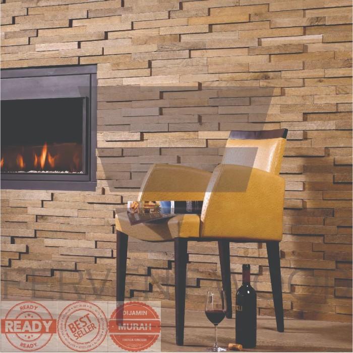 Hiasan Dinding Kayu Dekorasi Dinding Kayu Jati Asli Solid Wall - Shop ...