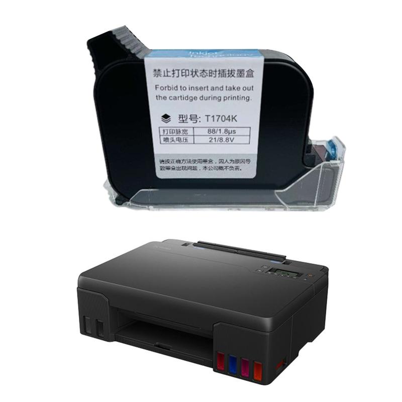 Fast Dry Eco Solvent Ink Cartridge 600DPI 12.7mm Handheld Thermal ...