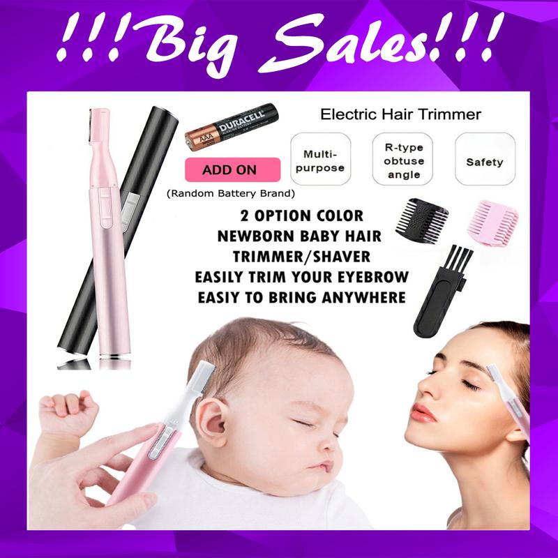 Ready Stock Baby Hair Shaver Shaving Knife Trimmer Razor Bab - TikTok ...