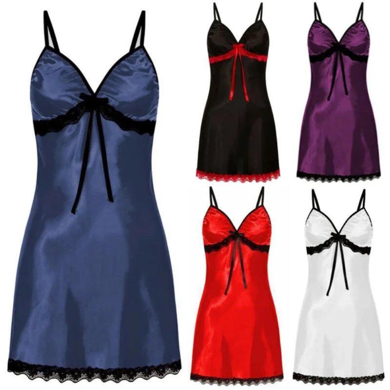 European and American Perspective Fun Nightwear Lace Strap Nightwear ...