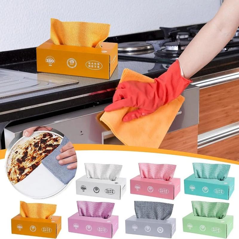 20PCS/Box Microfiber Towel Absorbent Kitchen Cleaning Dishcloth ...