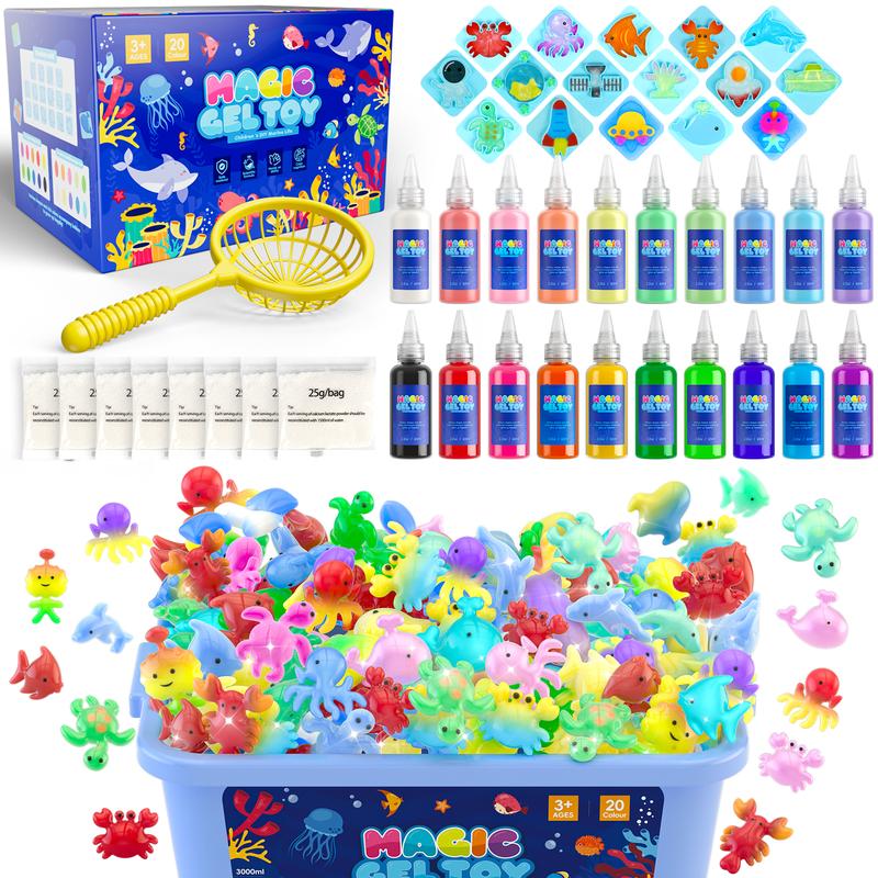 Magic Gel Water Elf Toy Kit, Aqua Water Gel Kit for Kids, Creative ...